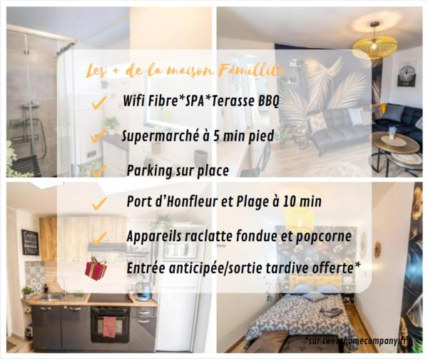 Maison Familiale Terrasse Jacuzzi Parking Sur Place Près D'honfleur - Le Havre