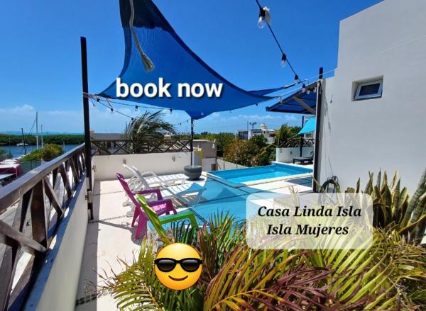 Casa Linda Isla-flamingo-shared Pool - Isla Mujeres