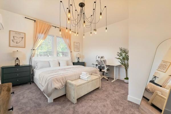 475 Unit 3 Stunning Private 1b Unit Kingsize Bed &Sofa Bed Ac - San Jose, CA