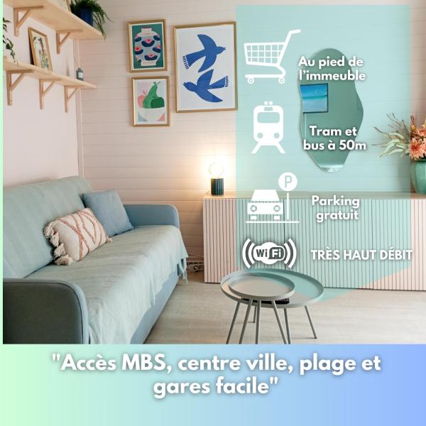 Studio 50m Tram Parking Gratuit 13min Gare - Montpellier