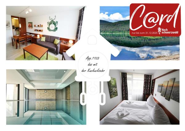 Kurhotel Schluchsee App 1103 - Das Mit Der Kuckucksuhr, Mit Indoorpool, Hochschwarzwaldkarte, Schluchsee - Allemagne