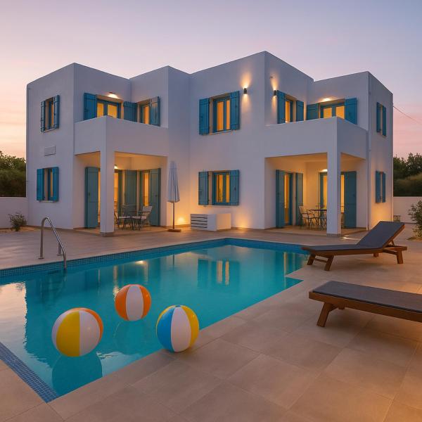 Paros Private Pool Retreat - Up To 16 Guests - Paros