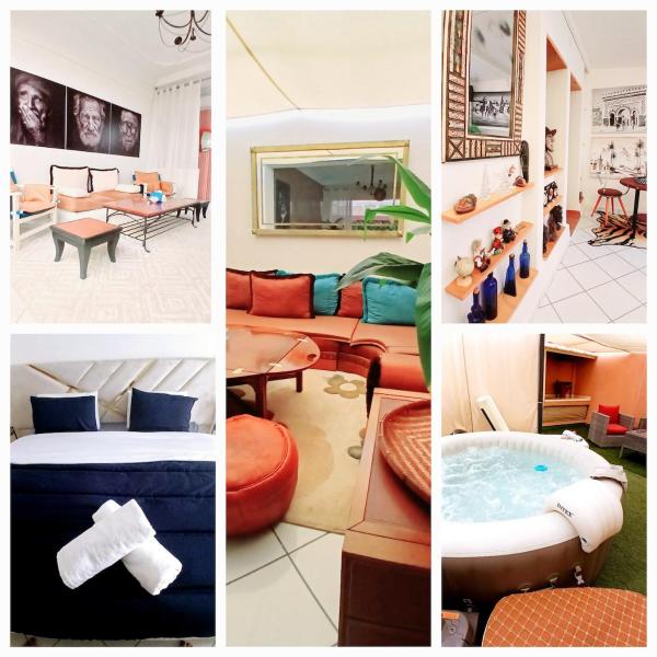 Havre De Paix Avec Grande Terrasse Et Un Jacuzzi Privé - Agadir