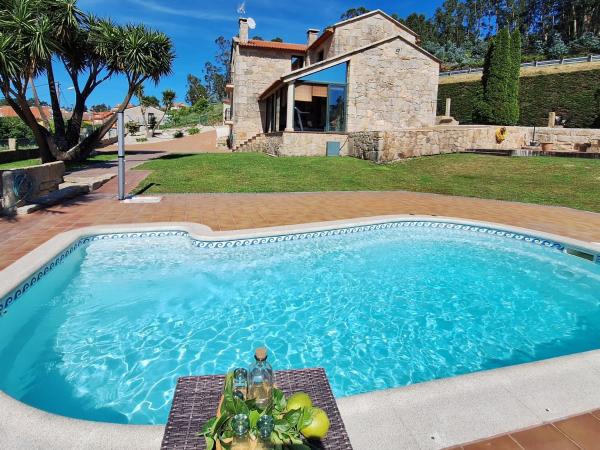 Villa Alilacha - Piscina Barbacoa Playa 500 M - Bueu