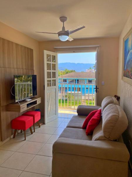 Apartamento Praia Grande Tenório Pé Na Areia C/ Ar - Ubatuba