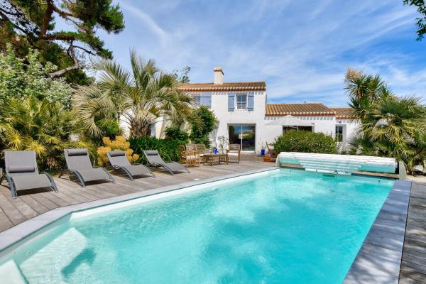 Piscine Chauffee 800 M De La Plage Villa Pour 8 - Noirmoutier-en-l'Île