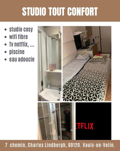 Joli Studio Tout Confort Avec Toutes Commodités - Vaulx-en-Velin