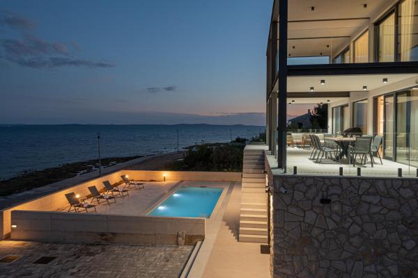 Luxury Seafront Villa Aurea - With Private Pool, Game Room & Stunning Sea Views - Privlaka