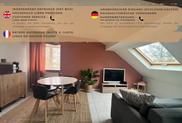 Le Paisible Wifi Parking 4 Personnes Proche Center Parc Accès Direct N4 - Sarrebourg