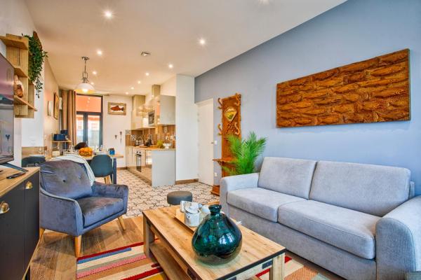 Villa 139 La Vague - Front De Mer - Appartement Contemporain Et Terrasse Sur Cour - 2 à 6 Personnes - Rez-de-chaussée - Merville