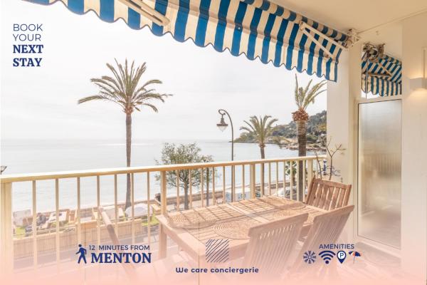 Stunning Beachfront Apartment With Parking - Roquebrune-Cap-Martin