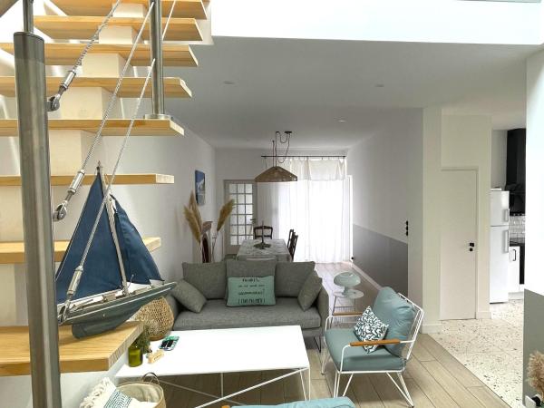 Maison Charmante Proche Plage Et Commerces Avec Wifi - Fr-1-652-60 - Saint-Jean-de-Monts