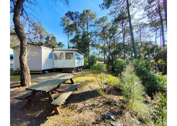 Mobil-home Clim, Tv, Lv Camping Les Oyats 4 éToiles - Mh-a017 - Saubion