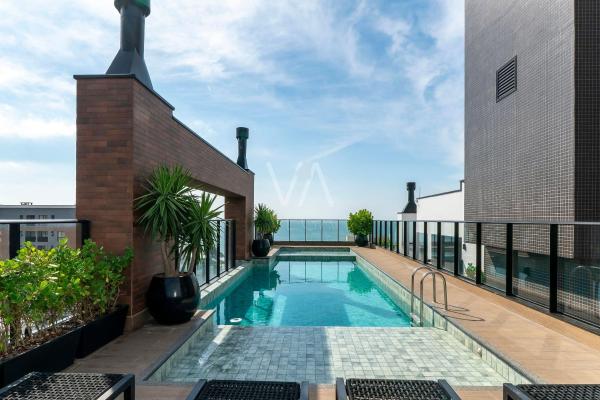 201- Apart Com Vista Ao Mar E Piscina Em Bombas - Bombinhas