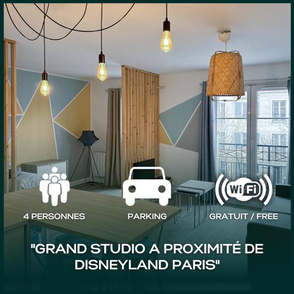 Le Delta Bailly - Appartement Pour 4 Personnes Disneyland Paris - Magny-le-Hongre