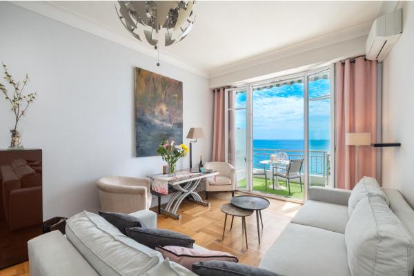 "Le Méditerrannée" By Enjoynice, Breathtaking Sea View, 2 Terraces And Airco - Niza