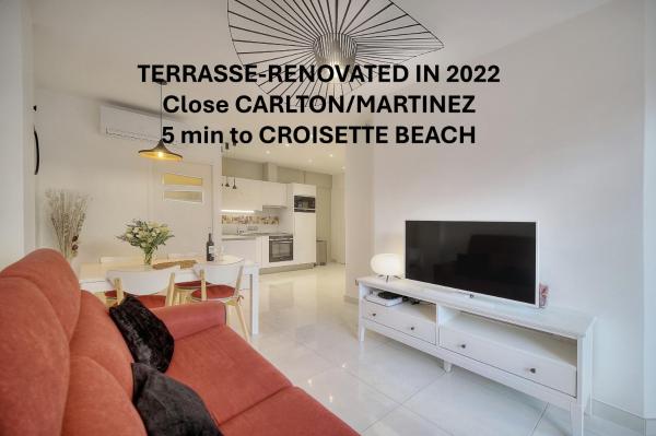 Elégant 2 Pièces Terrasse, Carlton Martinez- Proche Croisette A1b238 - Cannes