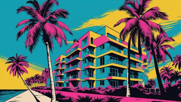 Palmeras En El Mar - Torre del Mar