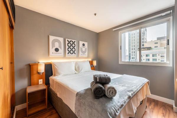 Flat Em Hotel | Limpeza Diária | Paulista - W1403 - Liberdade