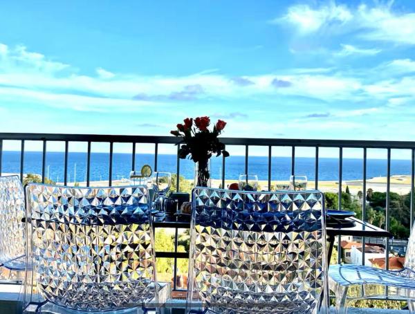 Panoramic Sea View - Air Conditioning - Terrace - 2 Bedrooms - Kitchen - Wifi - Tramway - Nice