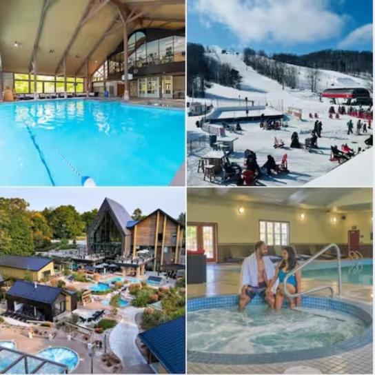 King Bed, Balcony, Pool, Hot Tub, Sauna - Horseshoe Valley