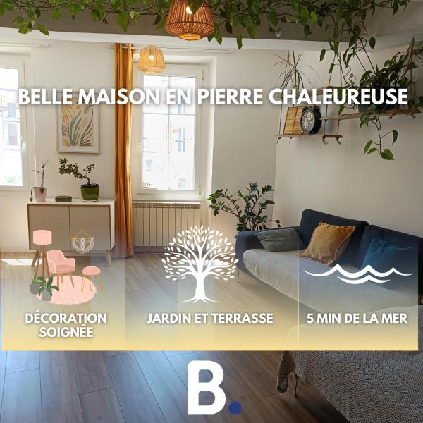 Belle Maison Lumineuse En Pierre Catalogne - Argelès Sur Mer - Collioure - Perpignan