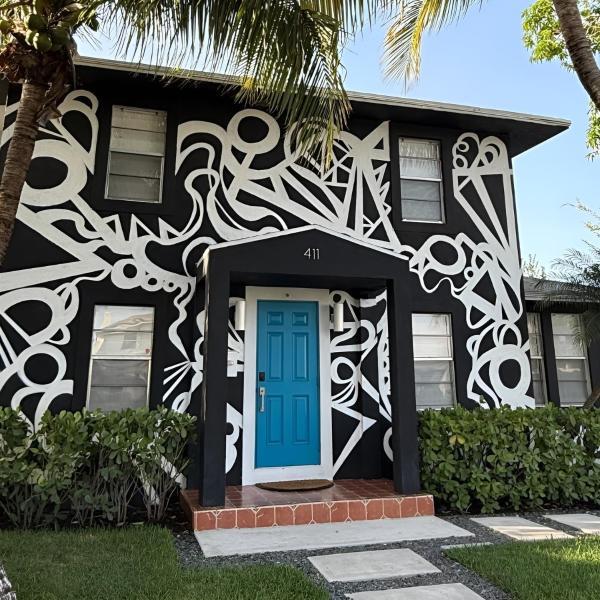 5bd 3ba - Black&white Artbnb - Antique Row Wpb - West Palm Beach, FL