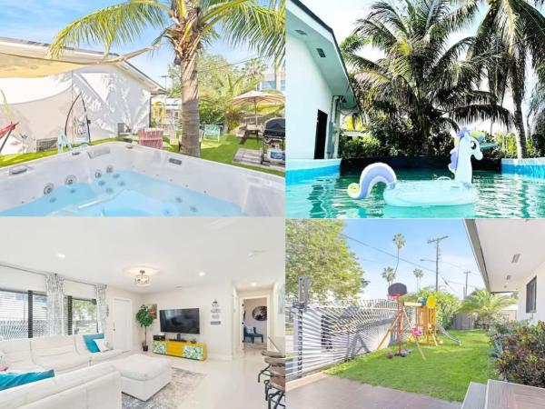 Lux Miami Home Pool, Bbq And More - Miami