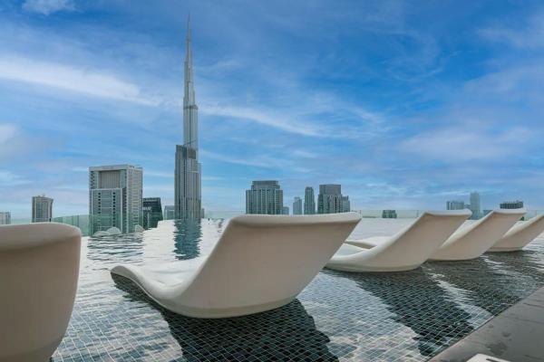 Luxury Burj Khalifa View 5 Star 2bd Apartment In Business Bay With Rooftop Infinity Pool - Brand New Apartment - Dubai