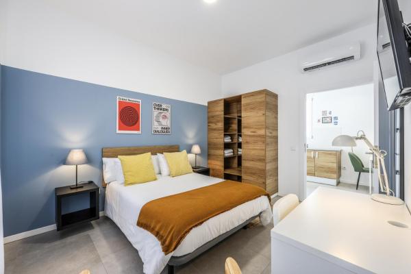 Apartamento 2 Hab En Malvarrosa A Metros De La Playa, Con Terraza Y Zonas Comun 3d - Valencia