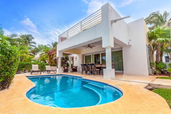 Villa With 4 Bedrooms - Spacious Oceanview With Private Pool At Playacar Phase I Pura Vida - Cozumel