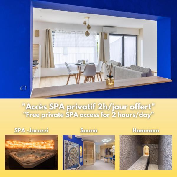 La Palmeraie & Spa Privé - Jacuzzi Hammam Sauna - Alsace