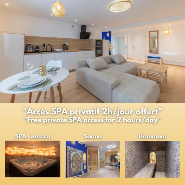 L'andalouse - Spa Privatif - Jacuzzi Hammam Sauna - Strassburg
