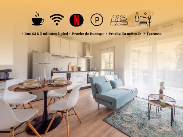 Le Cocon De Saint-priest 1 Chambre Terrasse Et Parking - Saint-Priest