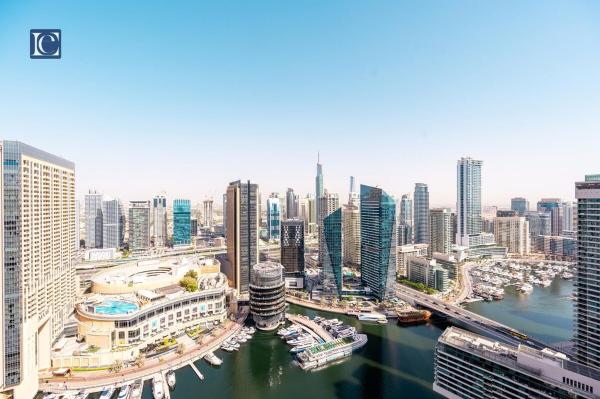 Luxury Escapes- Elegant Marina View Bay Central 3br And Maids Room- Single Bed - Dubai Marina