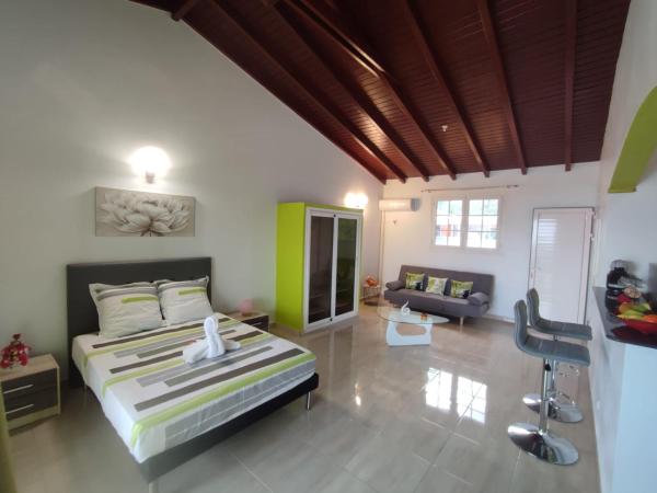 Studio Fressinette Ou F3 Charme Exotique - Capesterre-belle-eau, Balcon, Vue Mer Et Proche Plage - Guadeloupe