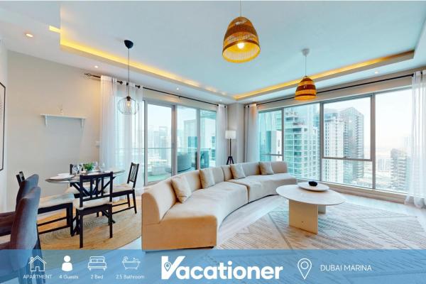 Shemara Tower - Elegant Two Bed With Marina View - Dubaï Marina