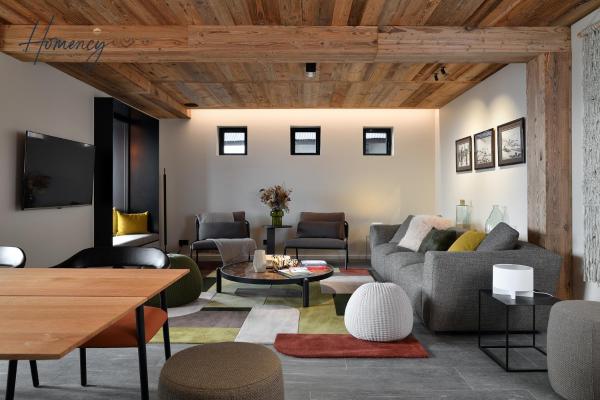 Homency - Chalet White Stone Neige Et Soleil - Auris