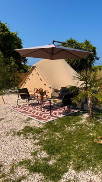 Glaming La Yurta Nel Verde Luxe Ingerichte 6persoons Belltent - Abruzzen