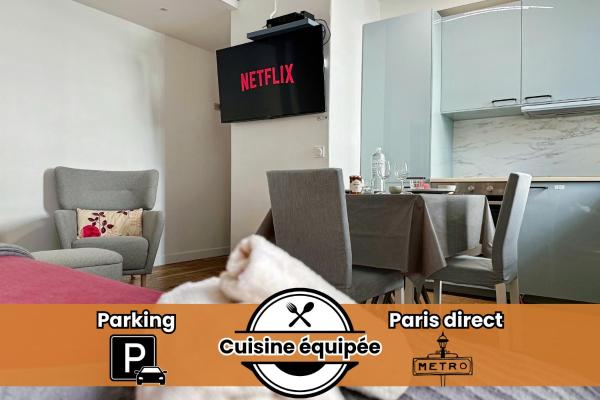 Appartement Entier Calme - Parking Free - Proche Paris Et Château - Wifi Hd - Vincennes