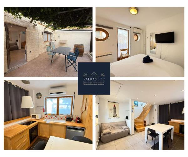 Valras-loc Villa Cecile - Maison Centre & Plage - Valras-Plage