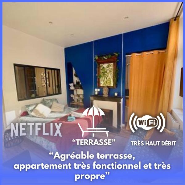 Le Terrazza - 1p à 2p Terrasse - Henriville - ibis Styles Amiens Centre