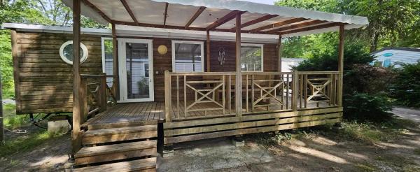 Mobil Home Accueillant à Aureilhan Avec Piscine Partagée, 34 M² - Mimizan