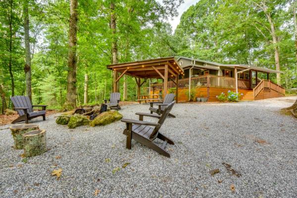 6 Miles To Helen Cabin With Hot Tub And Views! - Clarkesville, GA