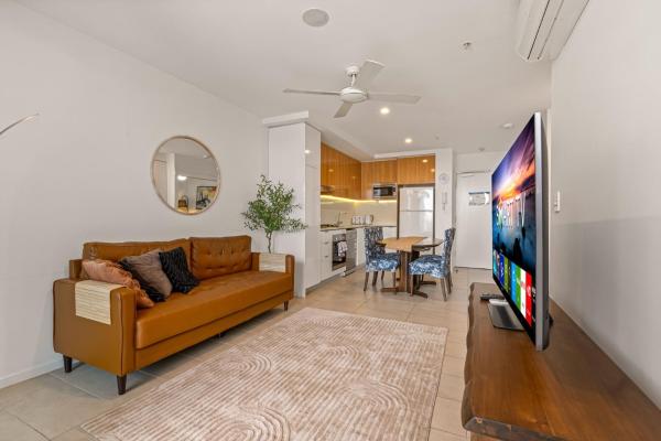 Stylish Apartment With Rooftop Bbq & Spa Access - Brisbane Botanic Gardens, Mount Coot-Tha
