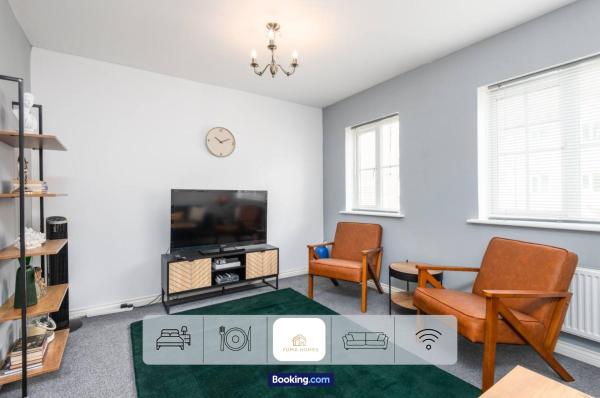 Three Bedroom House By The Yuma Homes Short Lets & Serviced Accommodation In Ashford With Free Wifi & Free Parking - Kent