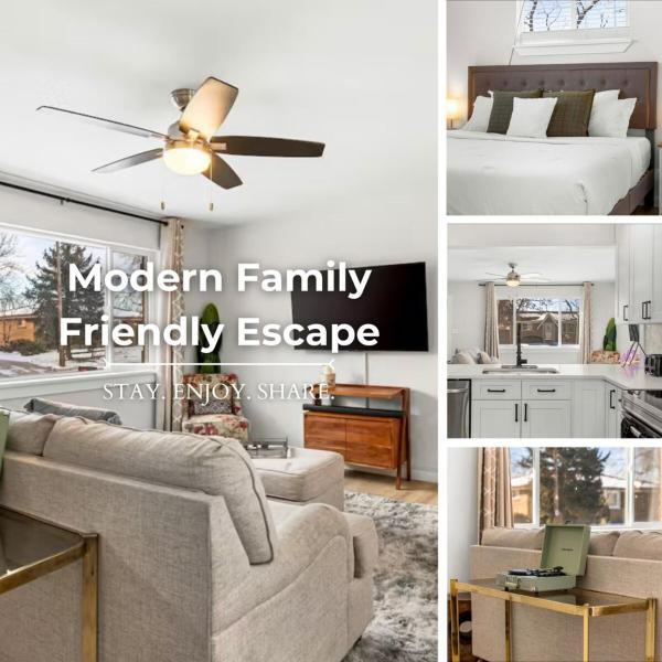 Modern Family Friendly Escape Central 5 Bedroom - Broomfield, CO