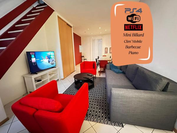 Appartement Familial - Jardin - Ps4 - Montluçon