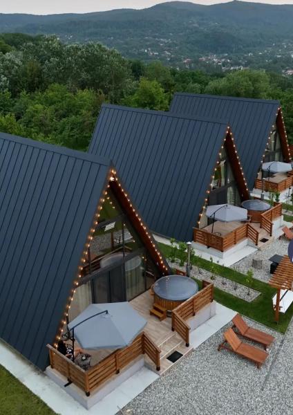 Mareva House A Frame Chalet - Ocnele Mari
