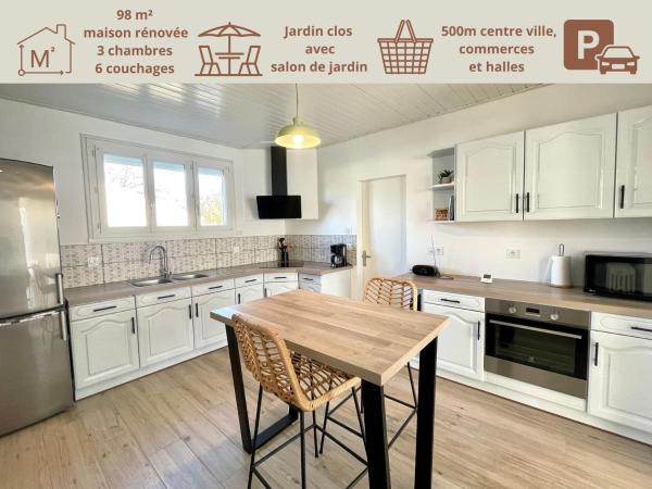 Maison Rénovée 3 Chambres Près Bourg & Plage - Fr-1-231-332 - Bretignolles-sur-Mer